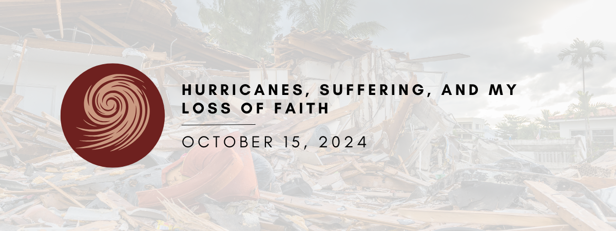 Hurricanes, Suffering, And My Loss of Faith - The Bart Ehrman Blog